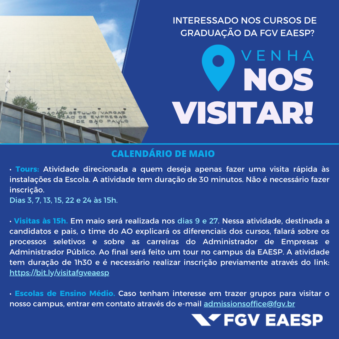 Admissions office | FGV EAESP